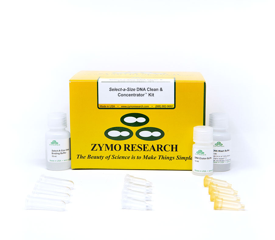 Select-a-Size DNA Clean & Concentrator Kits | ZYMO RESEARCH